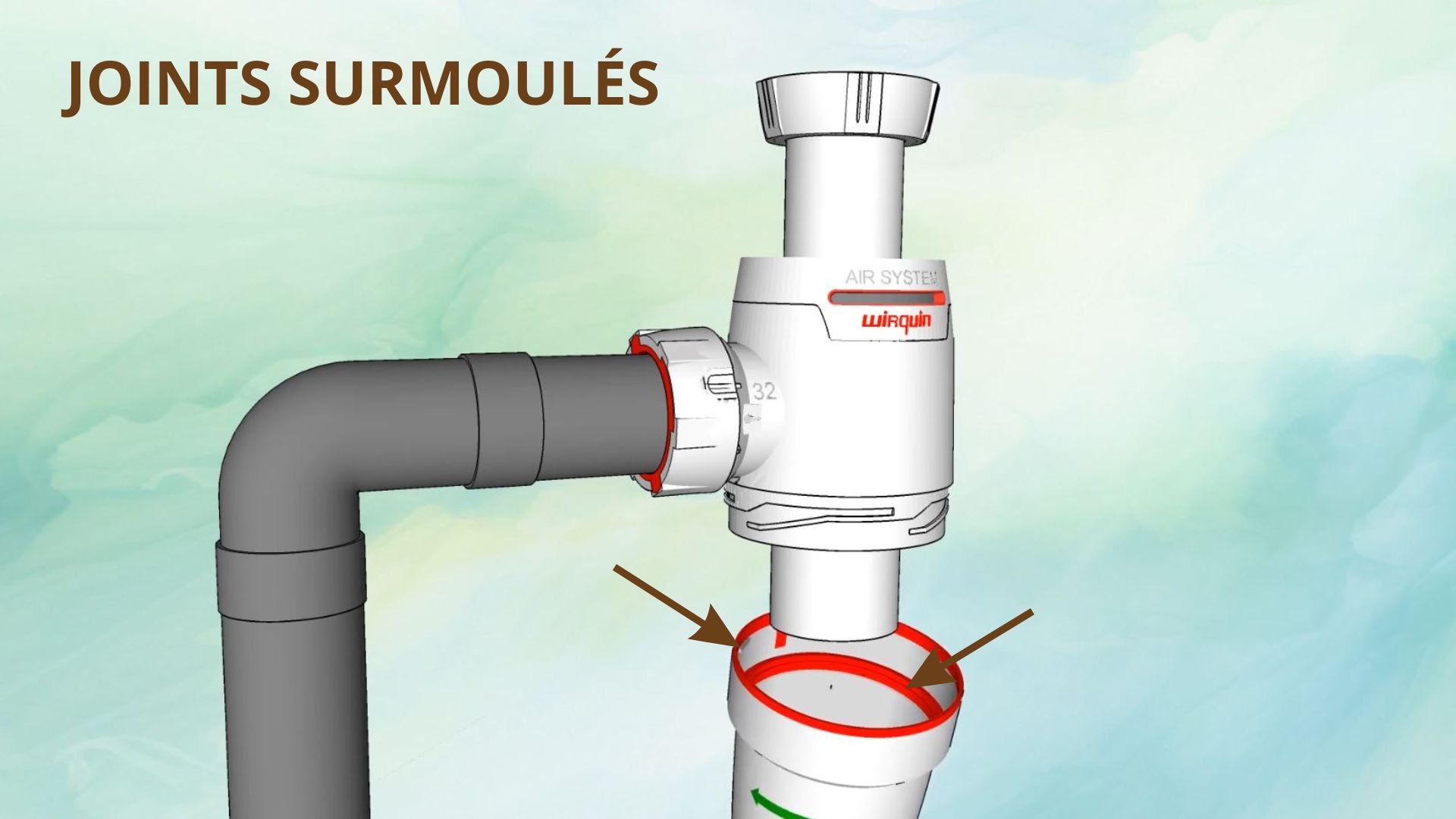 Wirquin Neo Air : la révolution du siphon de lavabo sans bruit ni odeur